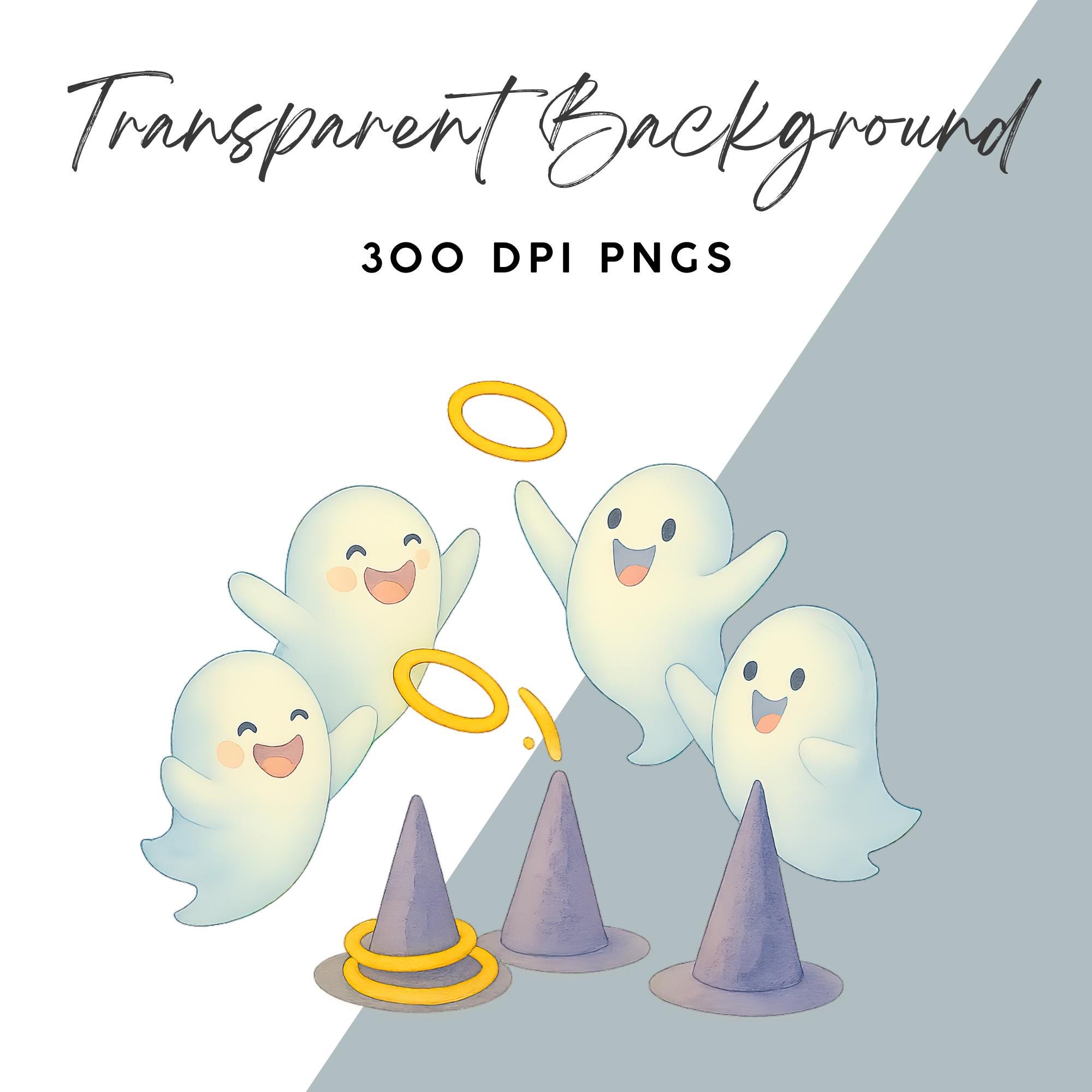 Summerween Backyard Clipart PNG Bundle, Cute Spooky Pool Party, Cute ...