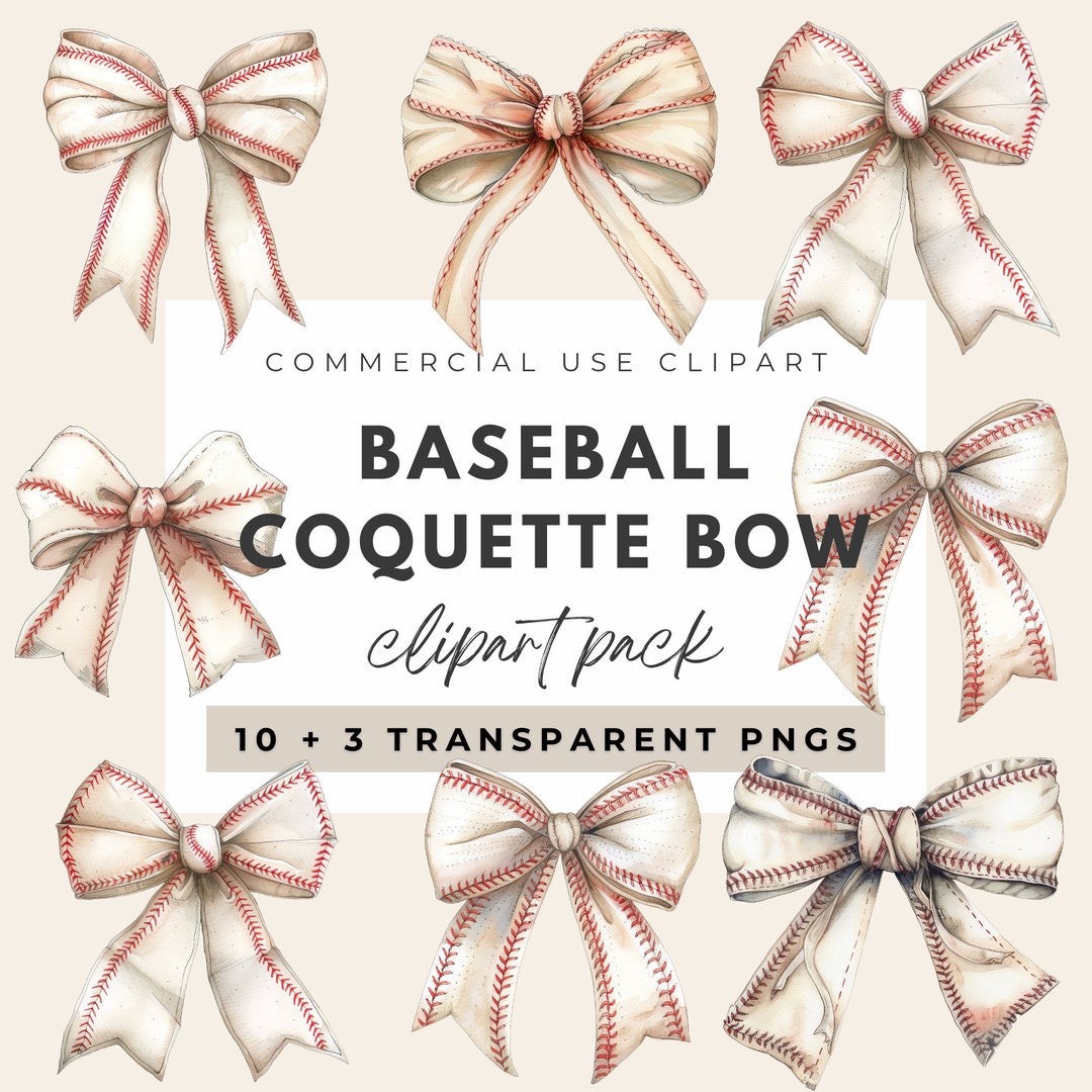 Baseball Coquette Bow PNG for Shirt Design Coquette Baseball PNG ...