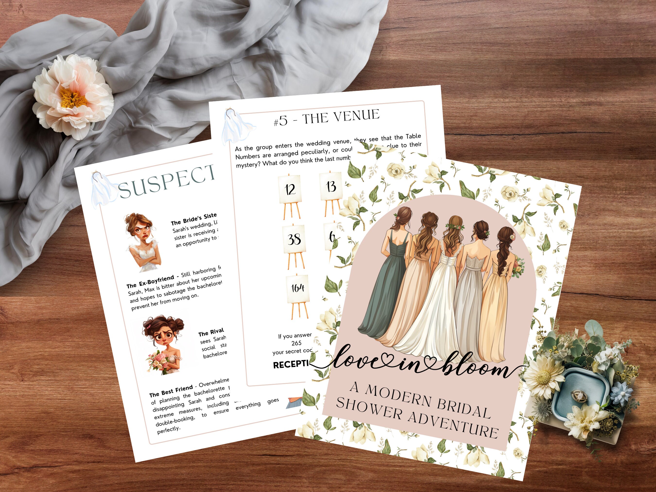 Bridal Shower Escape Room at Home Escape Room for Adult Party Game ...