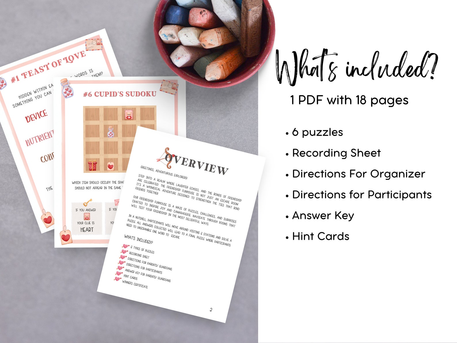 Valentine's Day Escape Room for Kids Escape Room Printable Escape Room ...