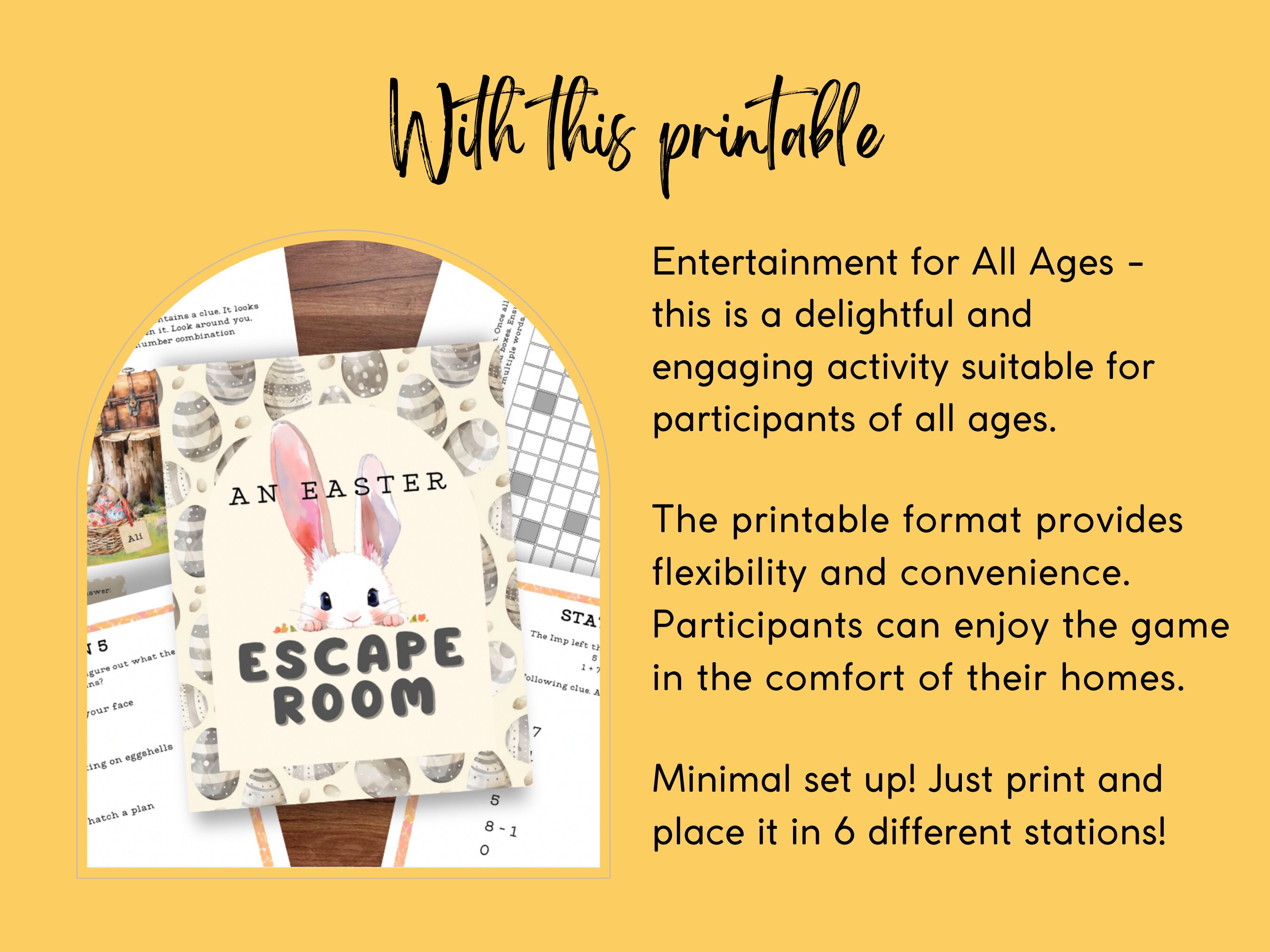 Easter Escape Room for Kids Easter Escape Game Printable Escape Room ...