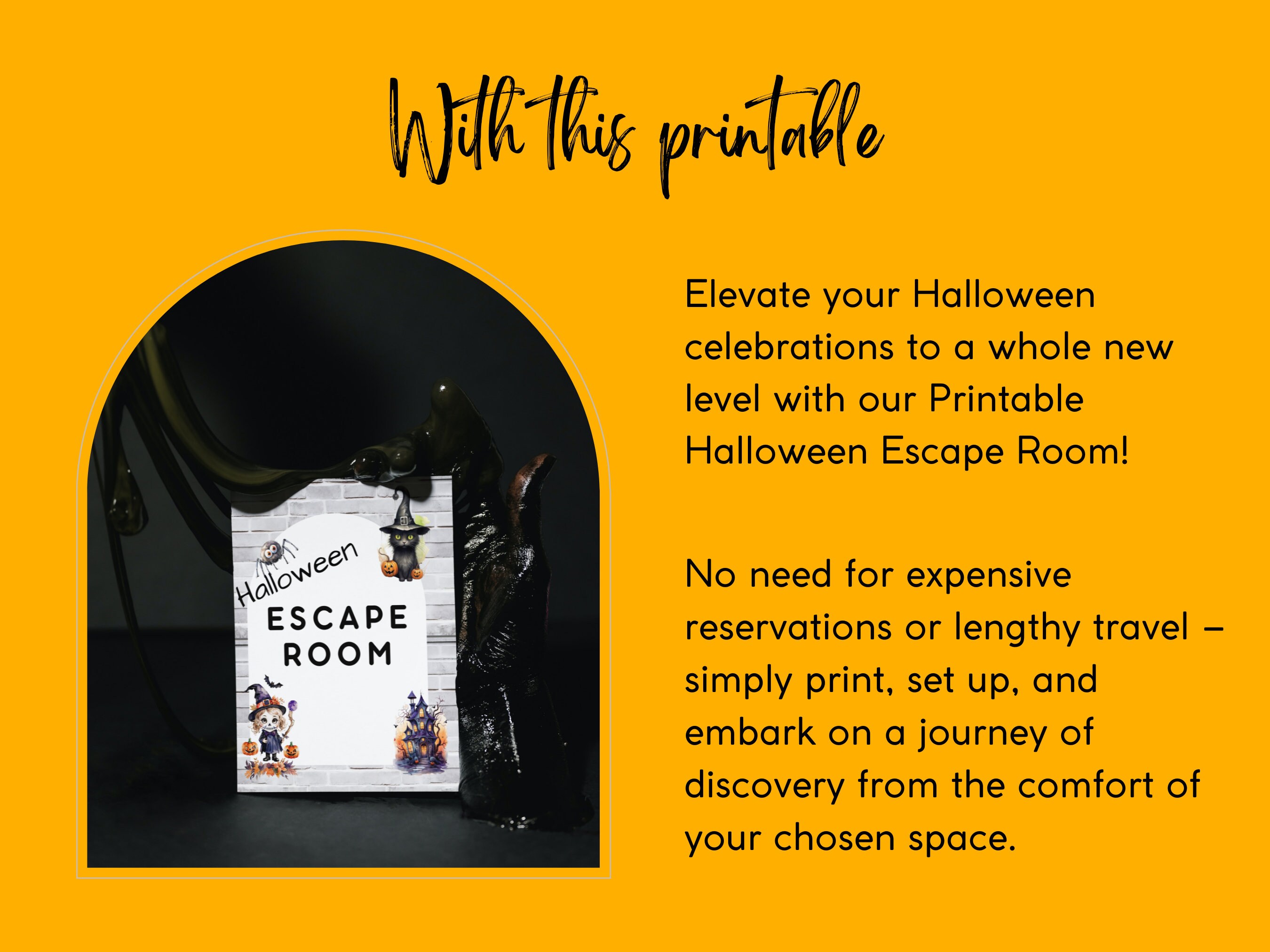 Printable Escape Room for Kids, Halloween Games, Guessing Games, Fun ...