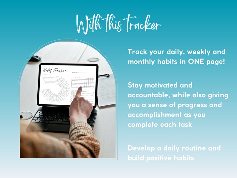 PDF Circle Habit Tracker Printable Circular Monthly Circle Daily ...
