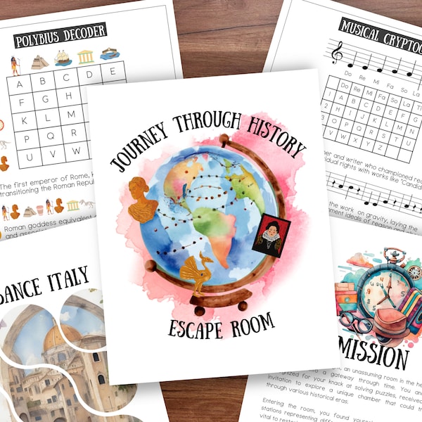 Escape Room Printable - Etsy