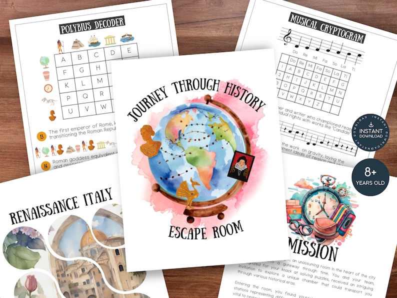 Escape Room Printable Escape Room for Kids Escape Room Kit Escape Room ...