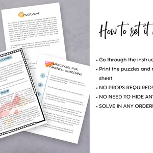 Printable Escape Room for Kids Birthday Kid Escape Room Kit Birthday ...