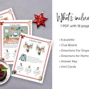 Christmas Escape Room for Teens Escape Room Printable Escape Room Game ...