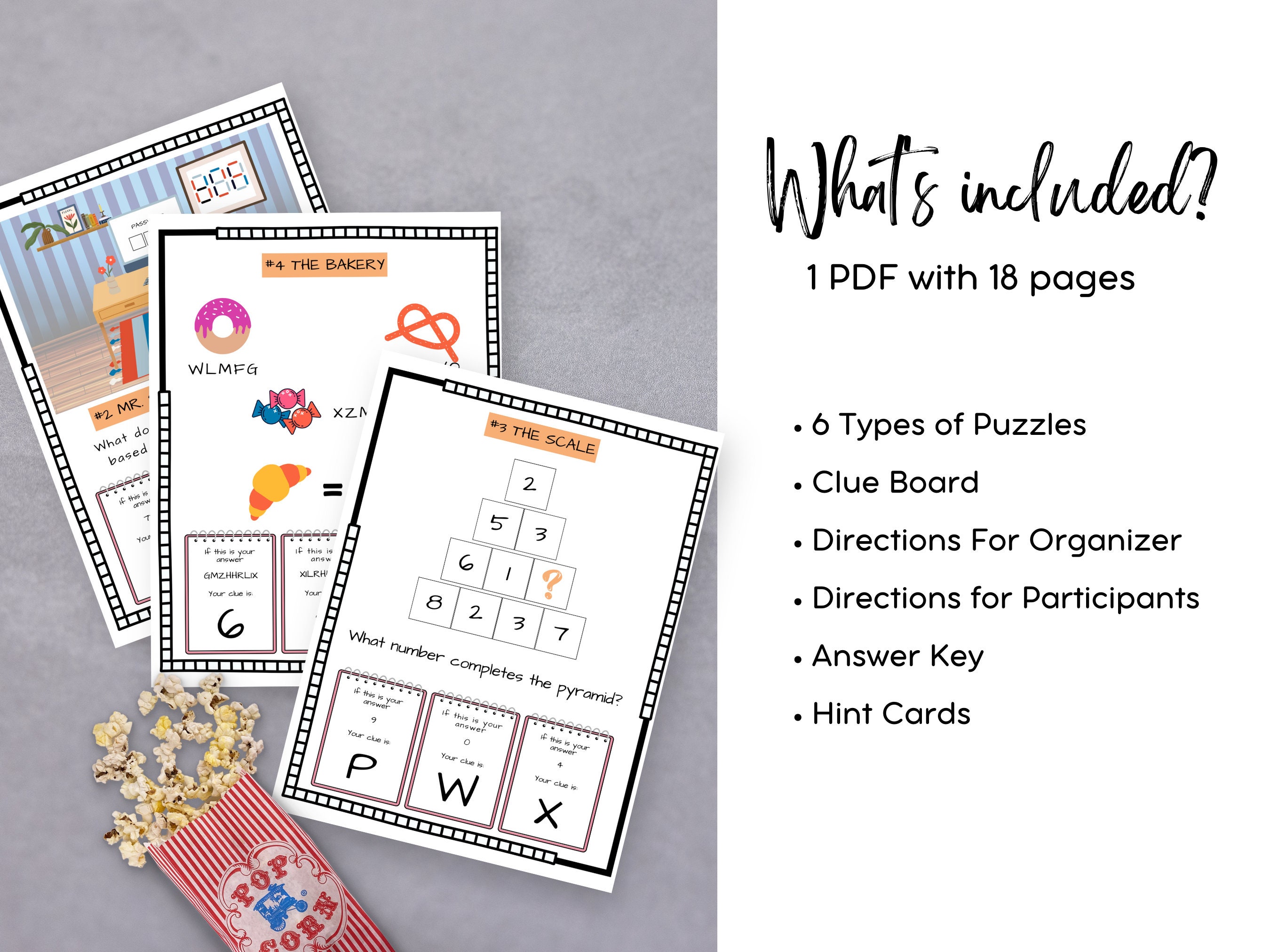 Printable Escape Room for Kids Birthday Kid Escape Room Kit Birthday ...