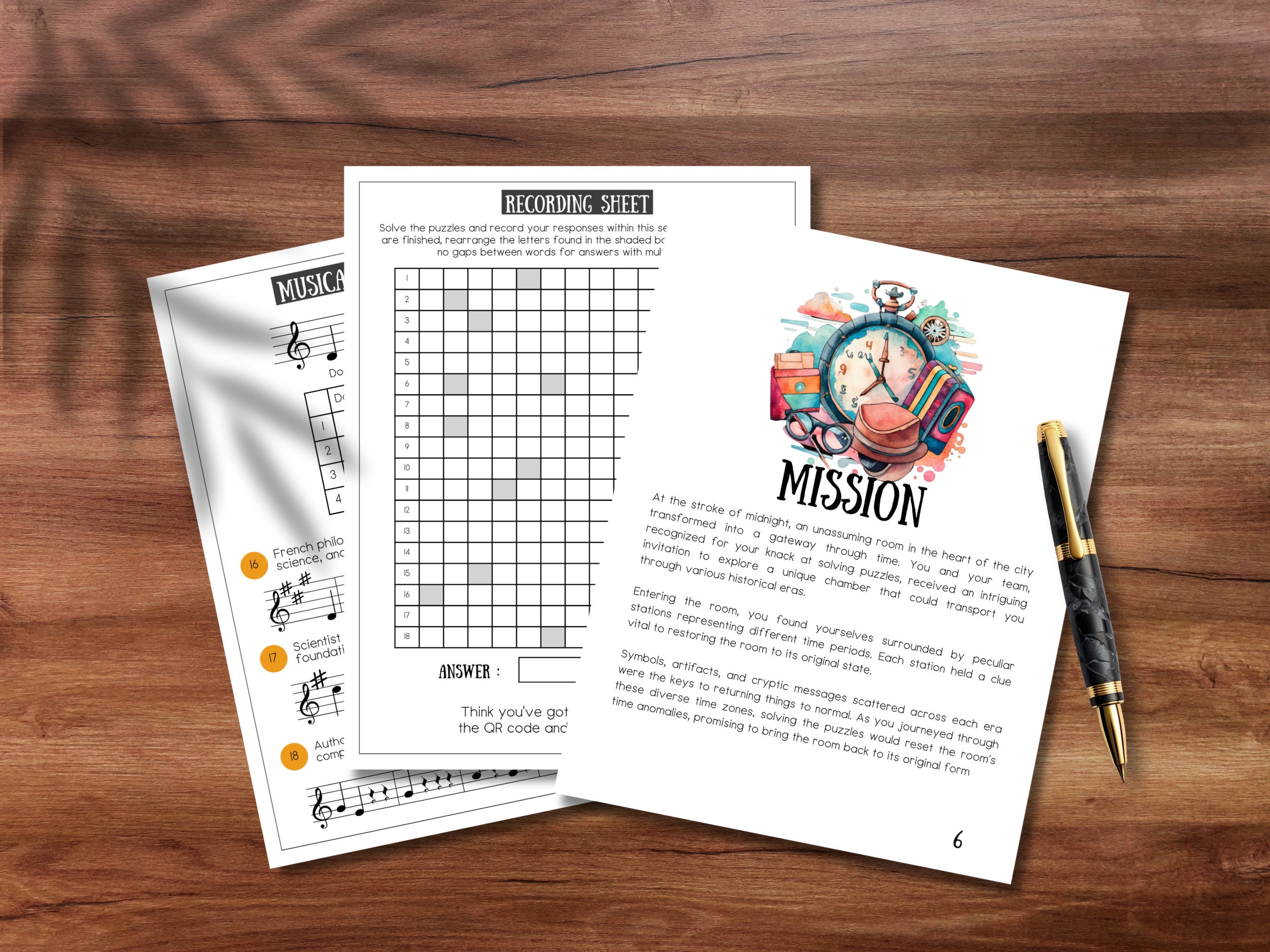 Escape Room Printable Escape Room for Kids Escape Room Kit Escape Room ...
