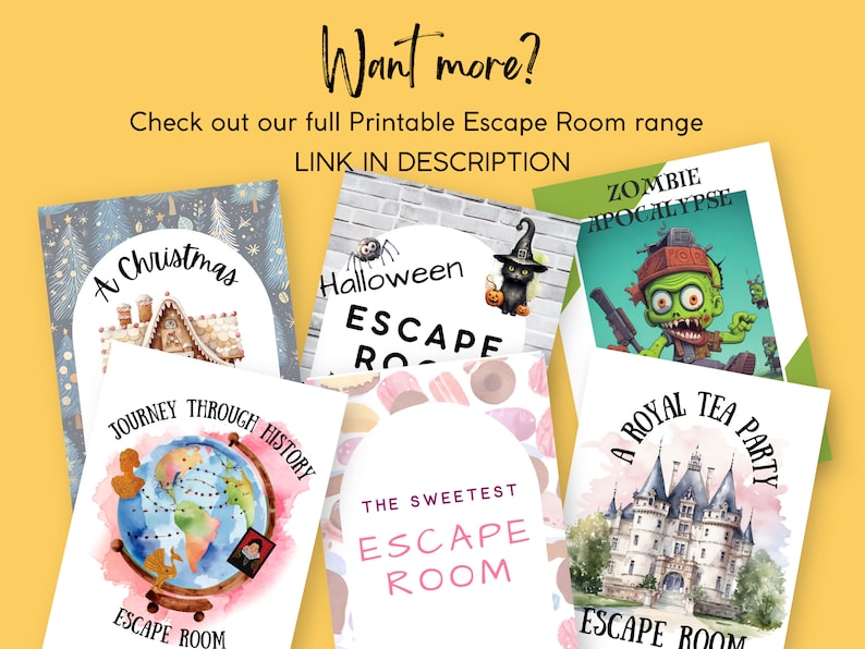 Mystery Escape Room for Kids Printable Escape Room Kit Who Done It Game ...