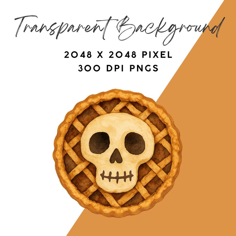 Halloween Bakery Clipart Watercolor PNG, Spooky Dessert Illustrations ...