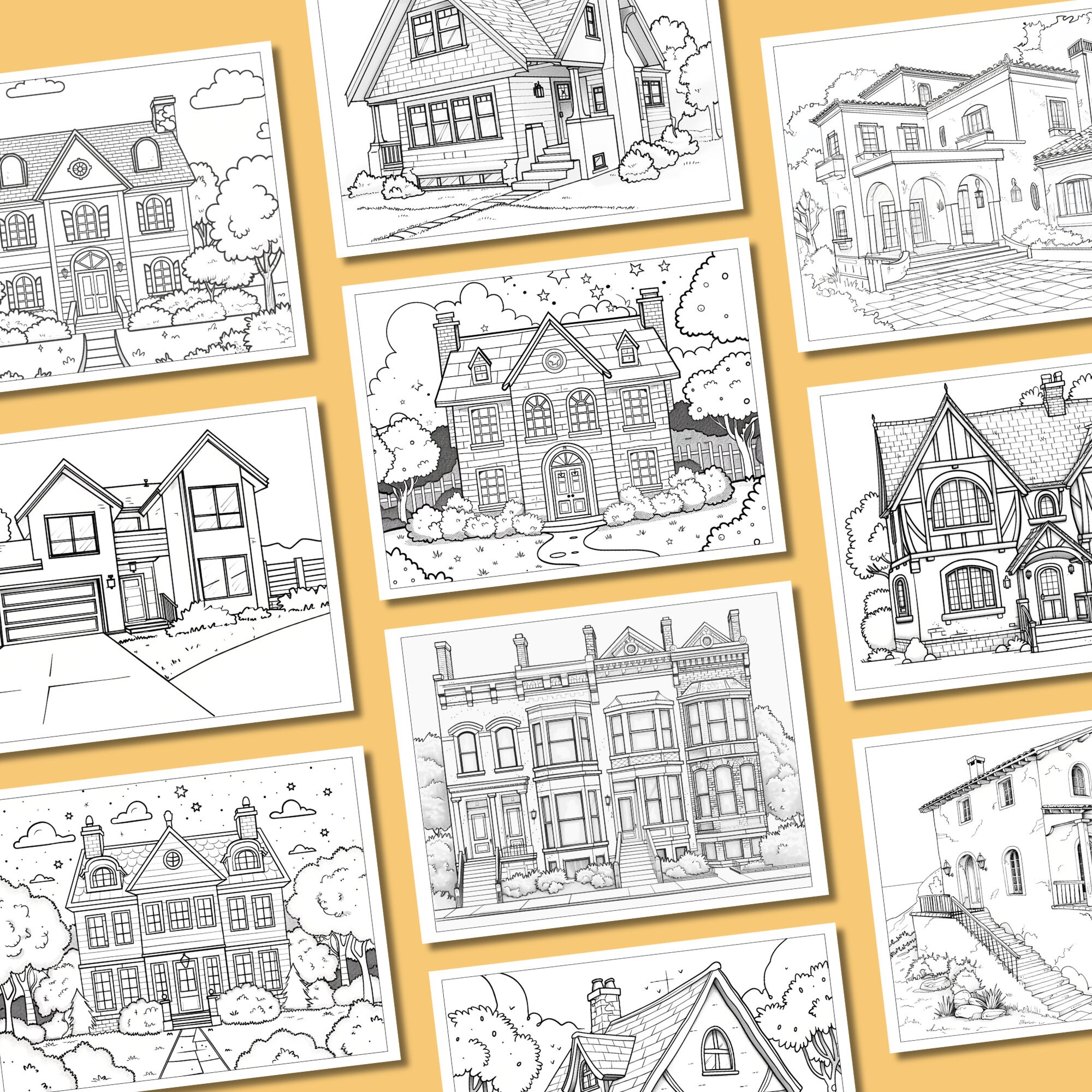 Realtor Coloring Book for Kids Activity Book Printable Open House ...