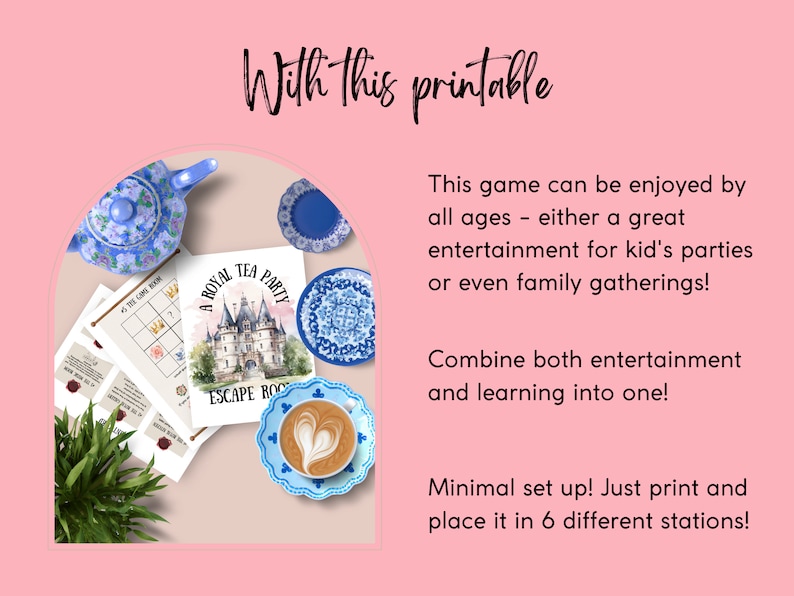 Escape Room for Kid Printable Escape Room Kit Escape Room Printable Tea ...