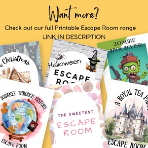 Escape Room for Kid Printable Escape Room Kit Escape Room Printable Tea ...