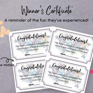 Printable Escape Room for Kids Time Travel Fun Family Games - Etsy