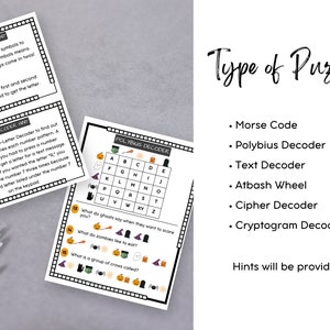 Printable Escape Room for Kids, Halloween Games, Guessing Games, Fun ...