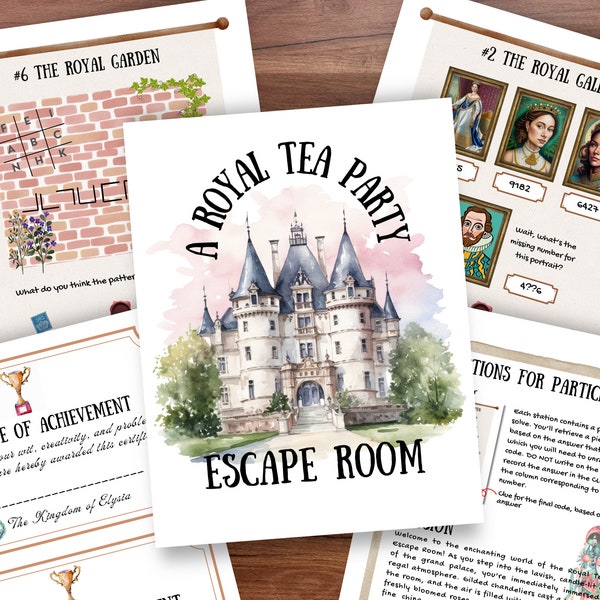 Escape Room Printable - Etsy