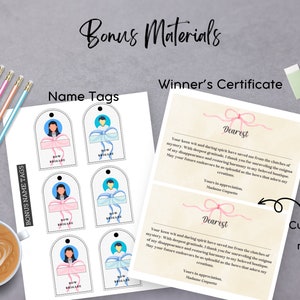 Coquette Bow Printable Escape Room for Kids Birthday Kid Escape Room ...