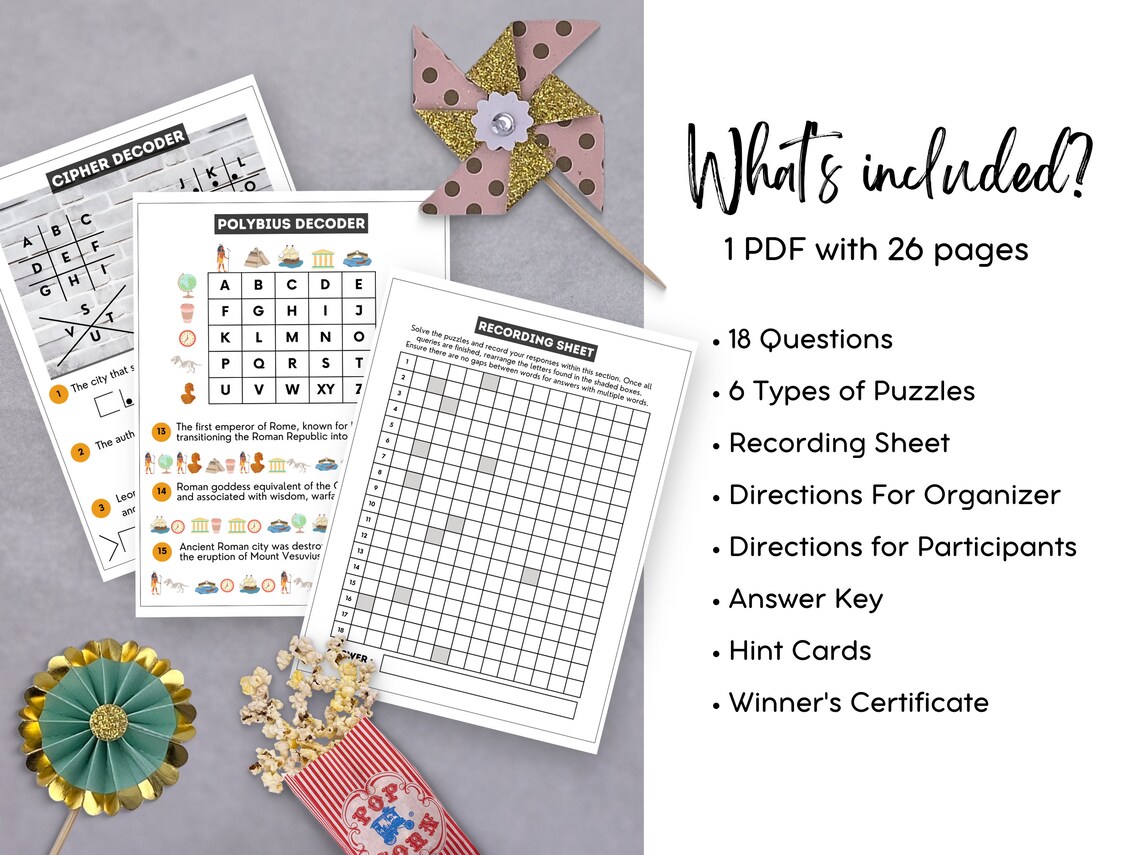 Printable Escape Room for Kids Time Travel Fun Family Games - Etsy