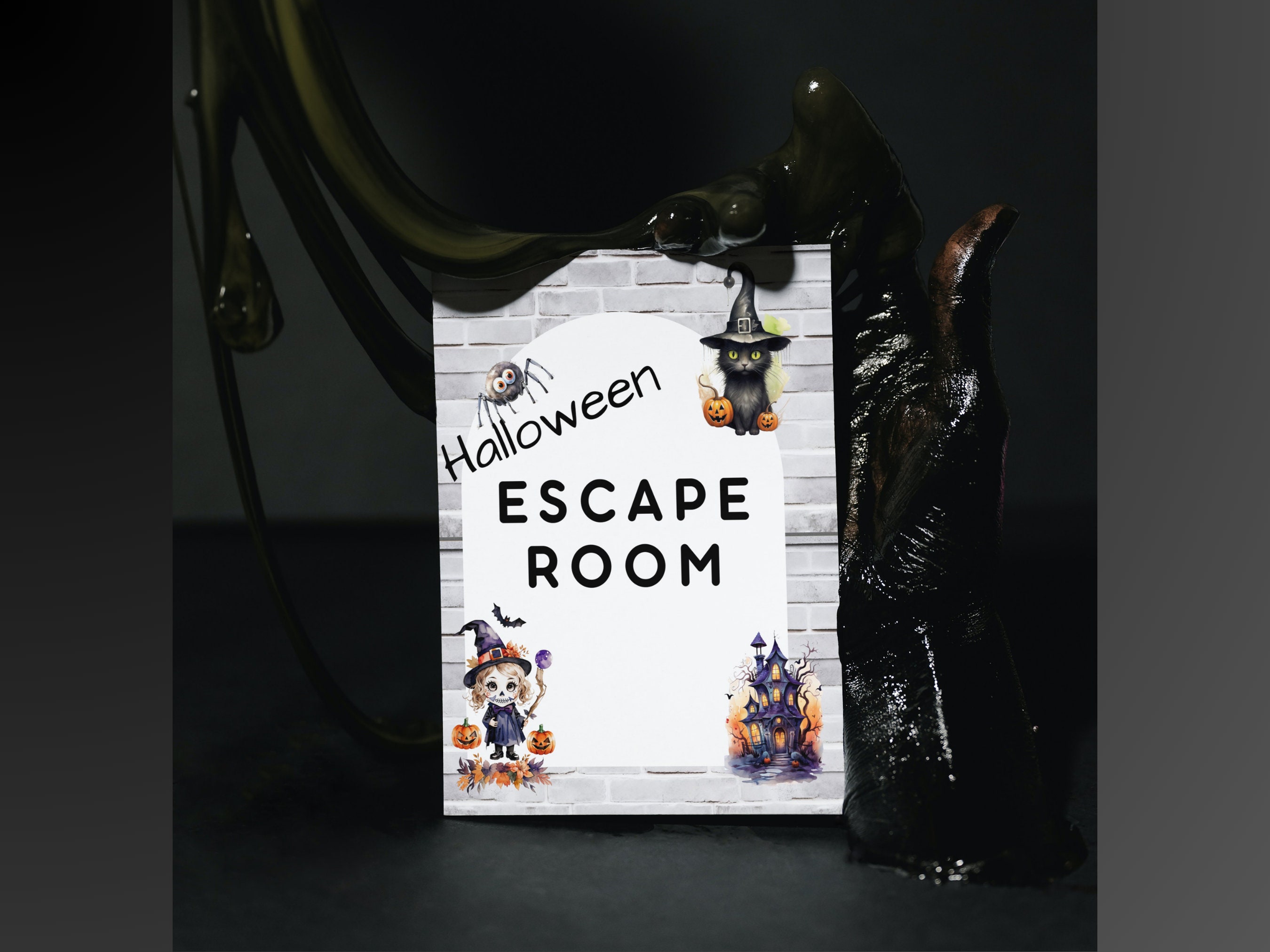 Printable Escape Room for Kids, Halloween Games, Guessing Games, Fun ...