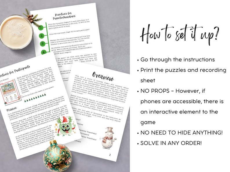 Christmas Escape Room for Teens Escape Room Printable Escape Room Game ...