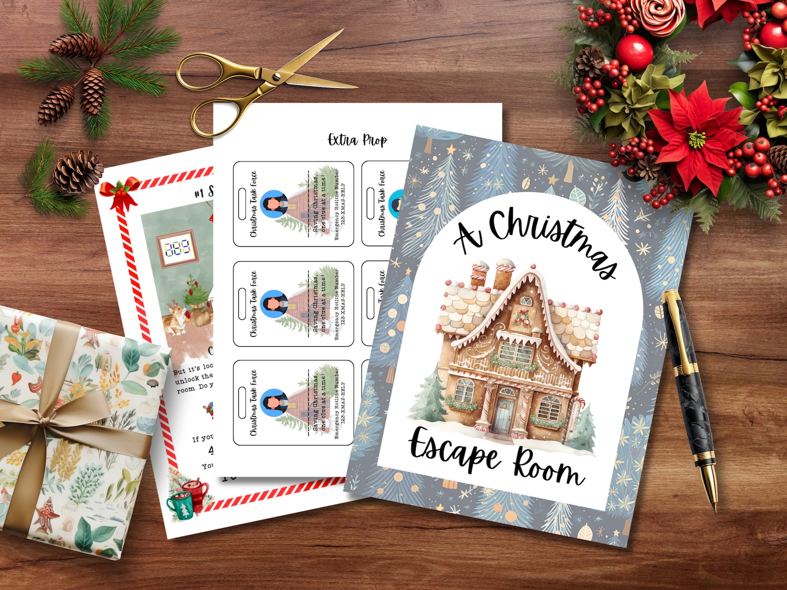 Christmas Escape Room for Teens Escape Room Printable Escape Room Game ...