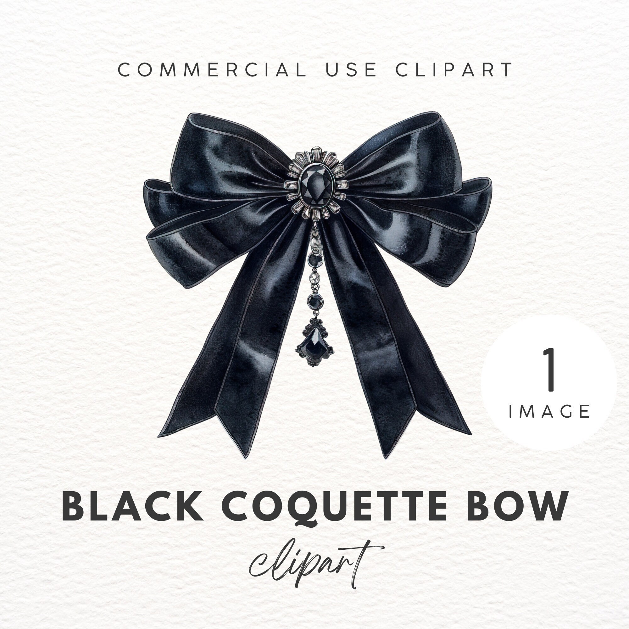 Black Velvet Coquette Bow Clipart Dark Coquette PNG for Shirts Black ...