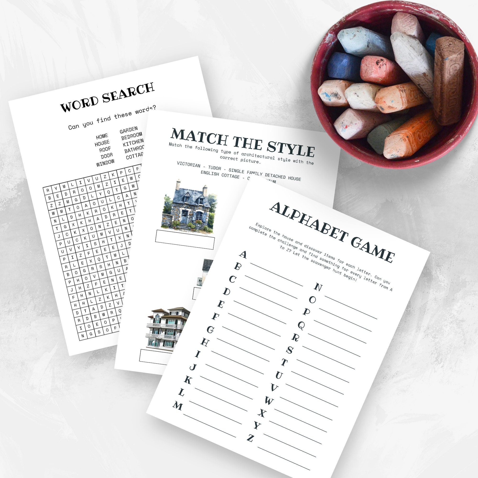 Open House Kids Activity Book Real Estate Marketing Open House ...