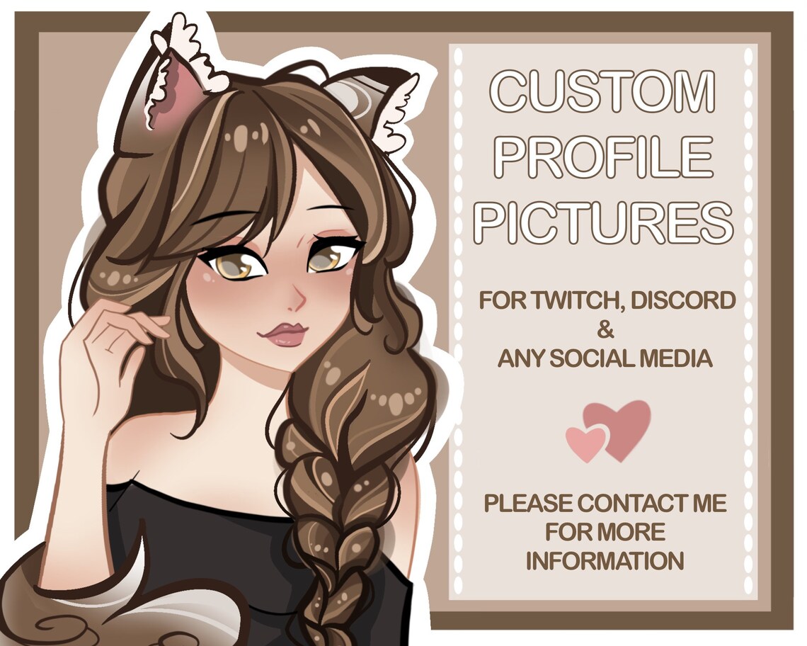 CUSTOM Profile Characters Twitch Stream Profiles Discord | Etsy UK