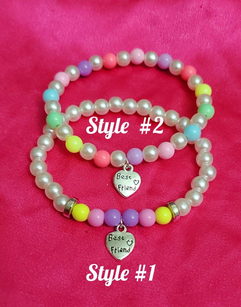Best Friend Bracelets, Bestie Bracelets, Beaded Bracelets, Friendship ...