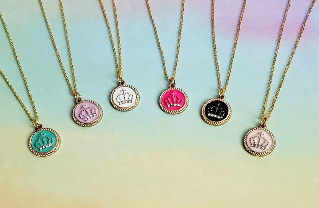 Set of 5 Princess Necklaces, Party Favors, Birthday Package, Birthday ...