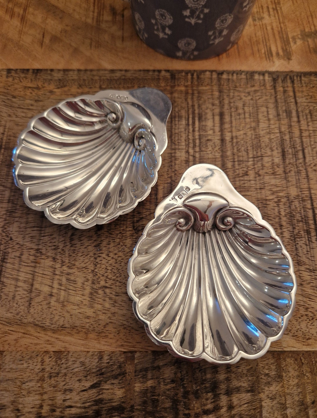 Antique Victorian Sterling Silver Clam Shell Butter Dish, Sheffield ...