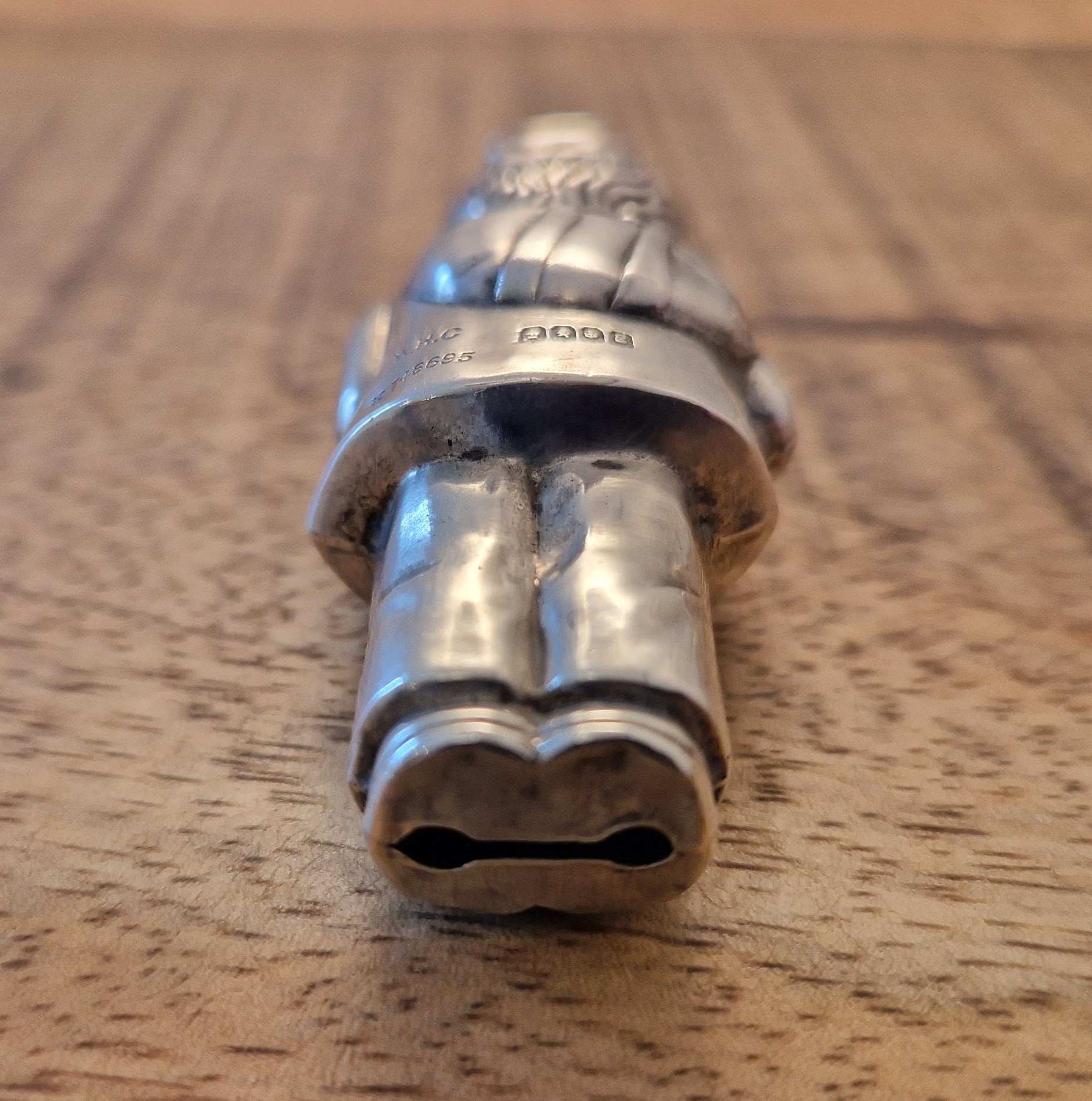 Antique Scottish Sterling Silver Baby Rattle, 1929, W.H. Collins & Co ...