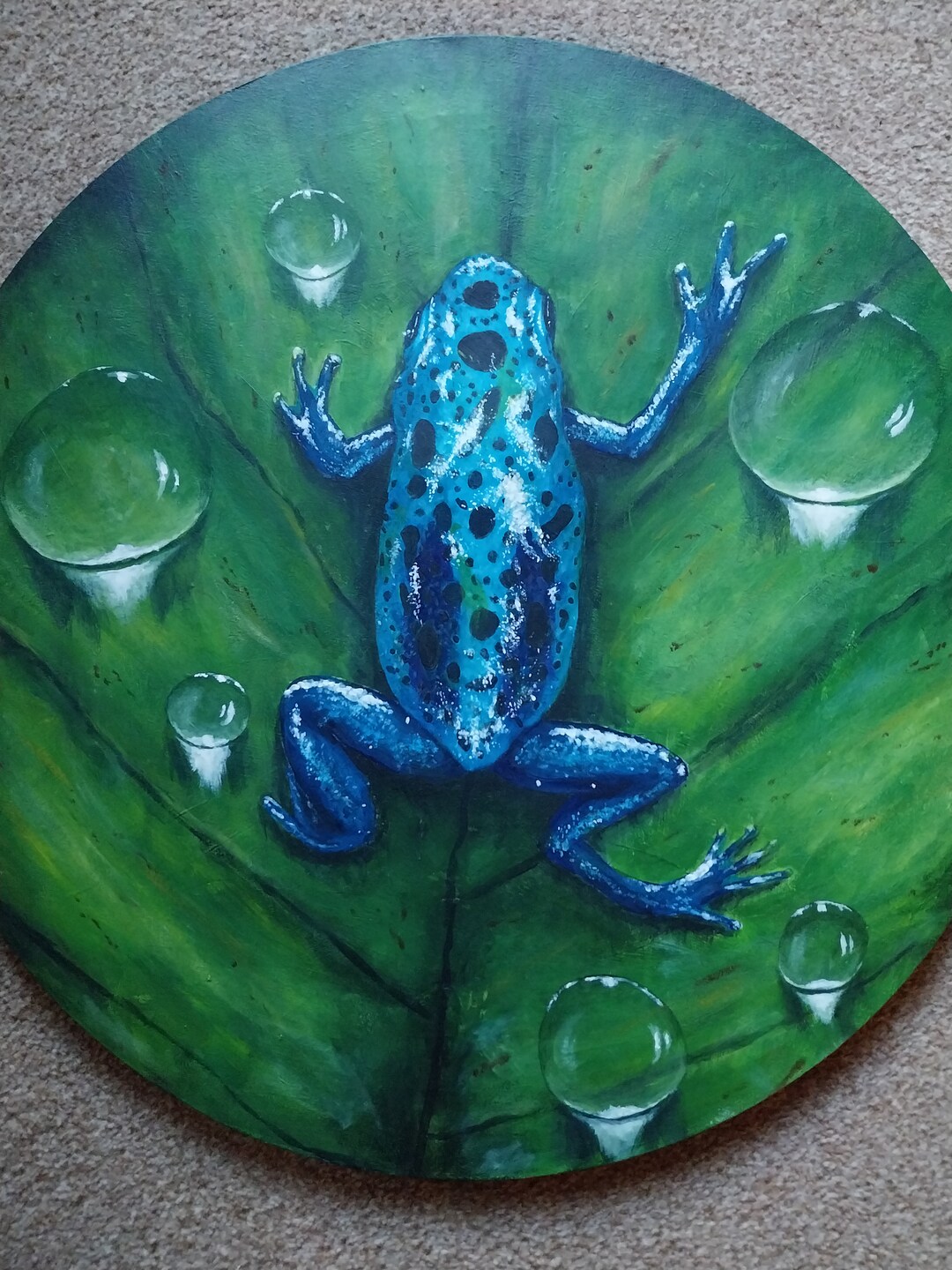 Tree Frog Acrylic Painting Animal Art, Acrylic Art Painting, Painted ...