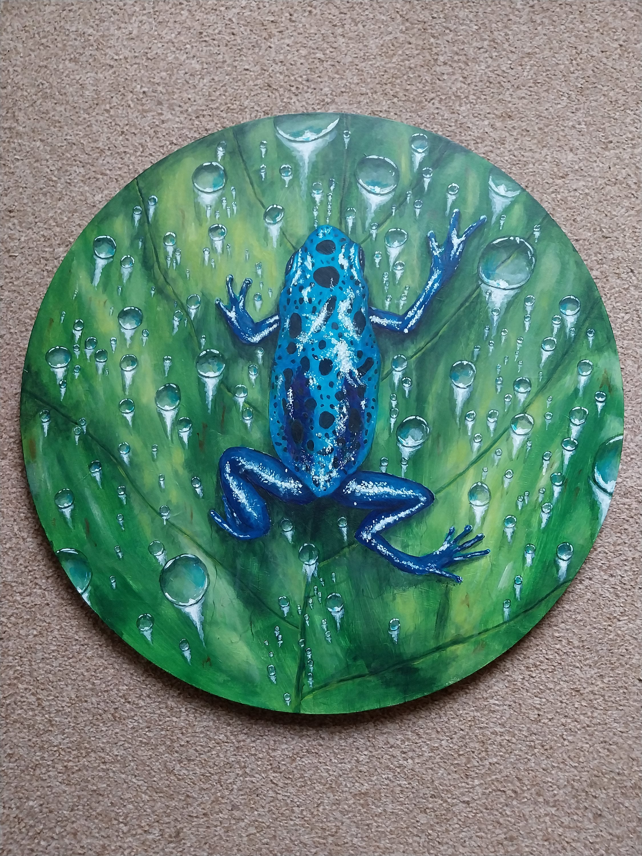 Tree Frog Acrylic Painting Animal Art, Acrylic Art Painting, Painted ...