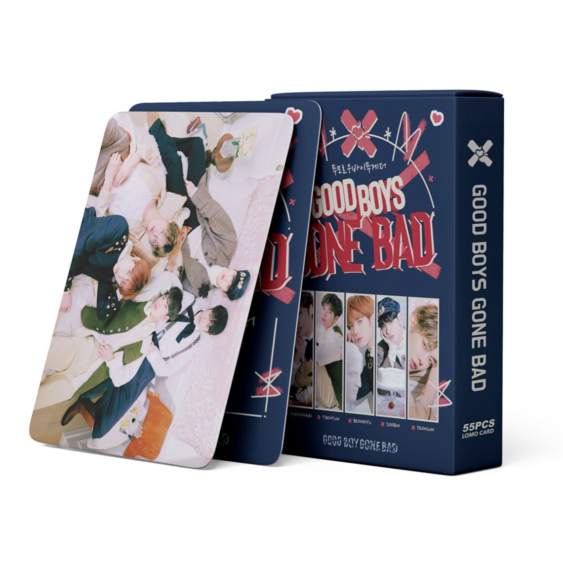 55 Pcs TXT Good Boys Gone Bad 2022 Lomo Card Pack Tomorrow X - Etsy