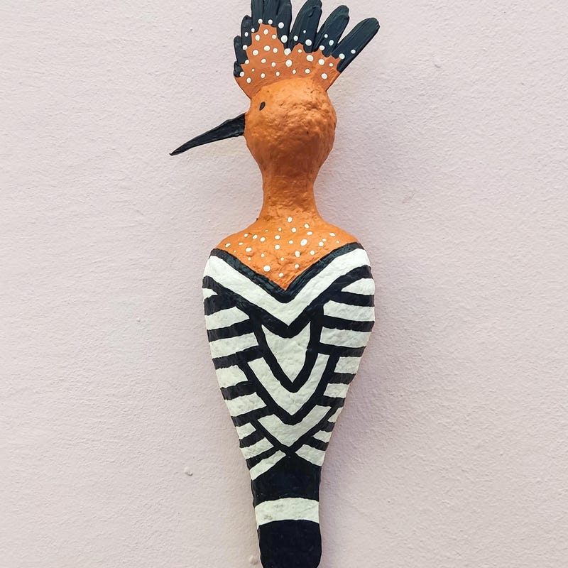 Paper Mache Bird Heads - Etsy UK