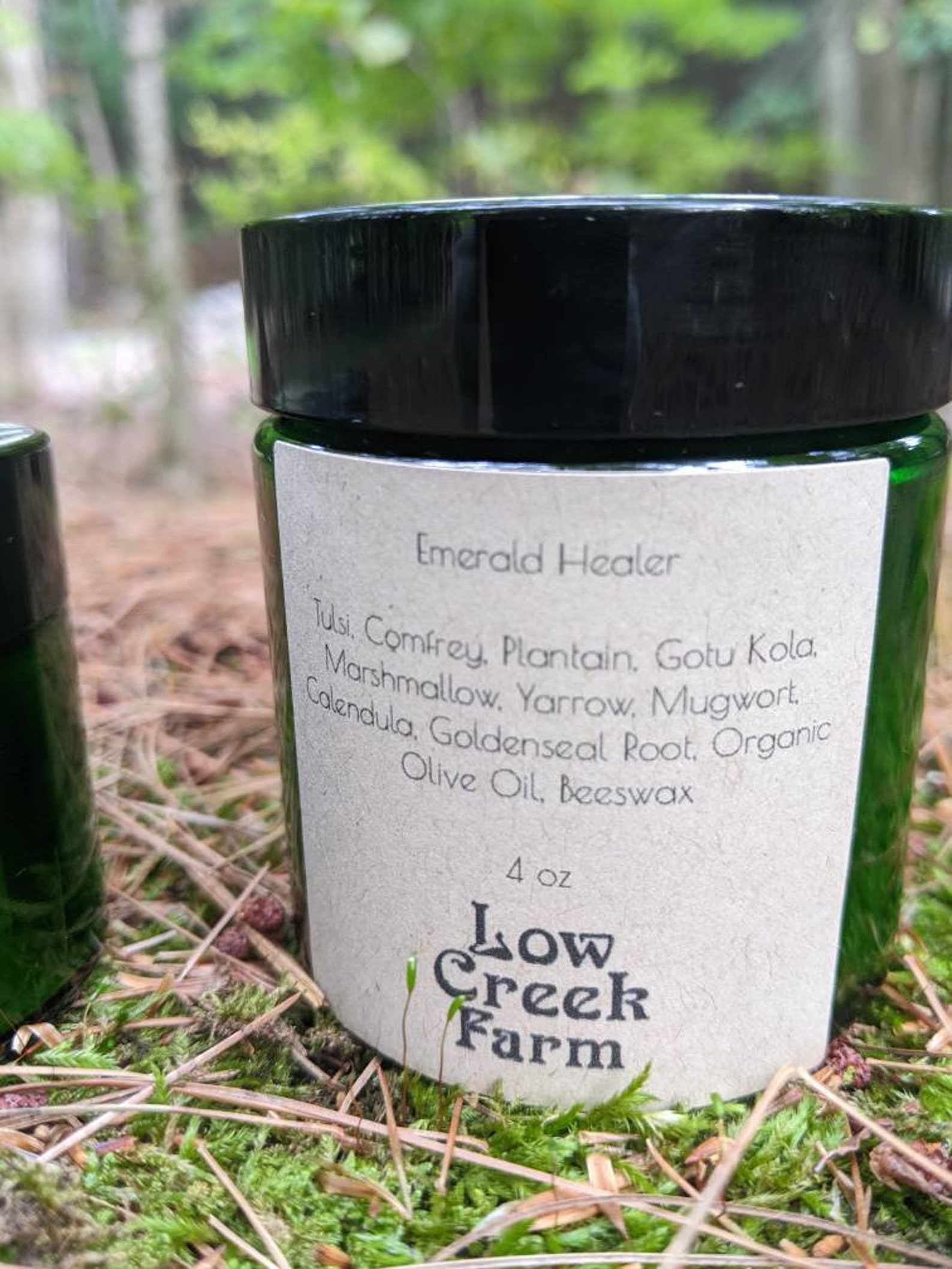 Emerald Healer Skin Soothing Salve Tulsi Comfrey Plantain - Etsy