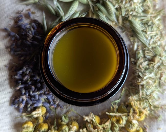 Moonveil ~ Botanical Barrier Balm | Herbal Lanolin Occlusive | Natural ...