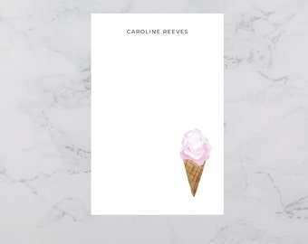 Ice Cream Notepad - Etsy