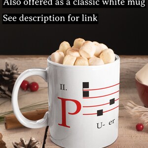 Medieval Christmas Mug: Gregorian Chant Puer Natus in Bethlehem ...