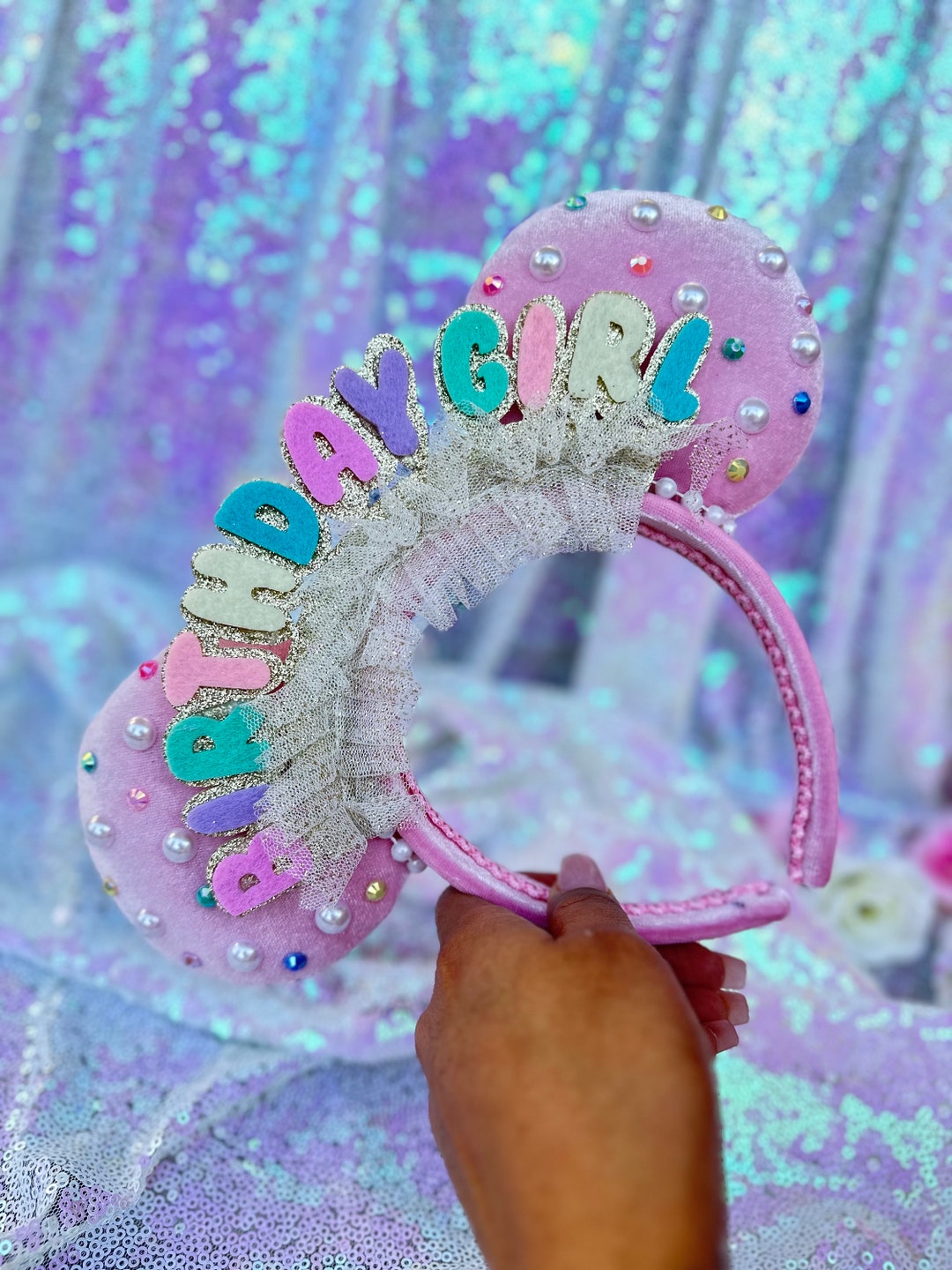 Rainbow Birthday Ears - Etsy