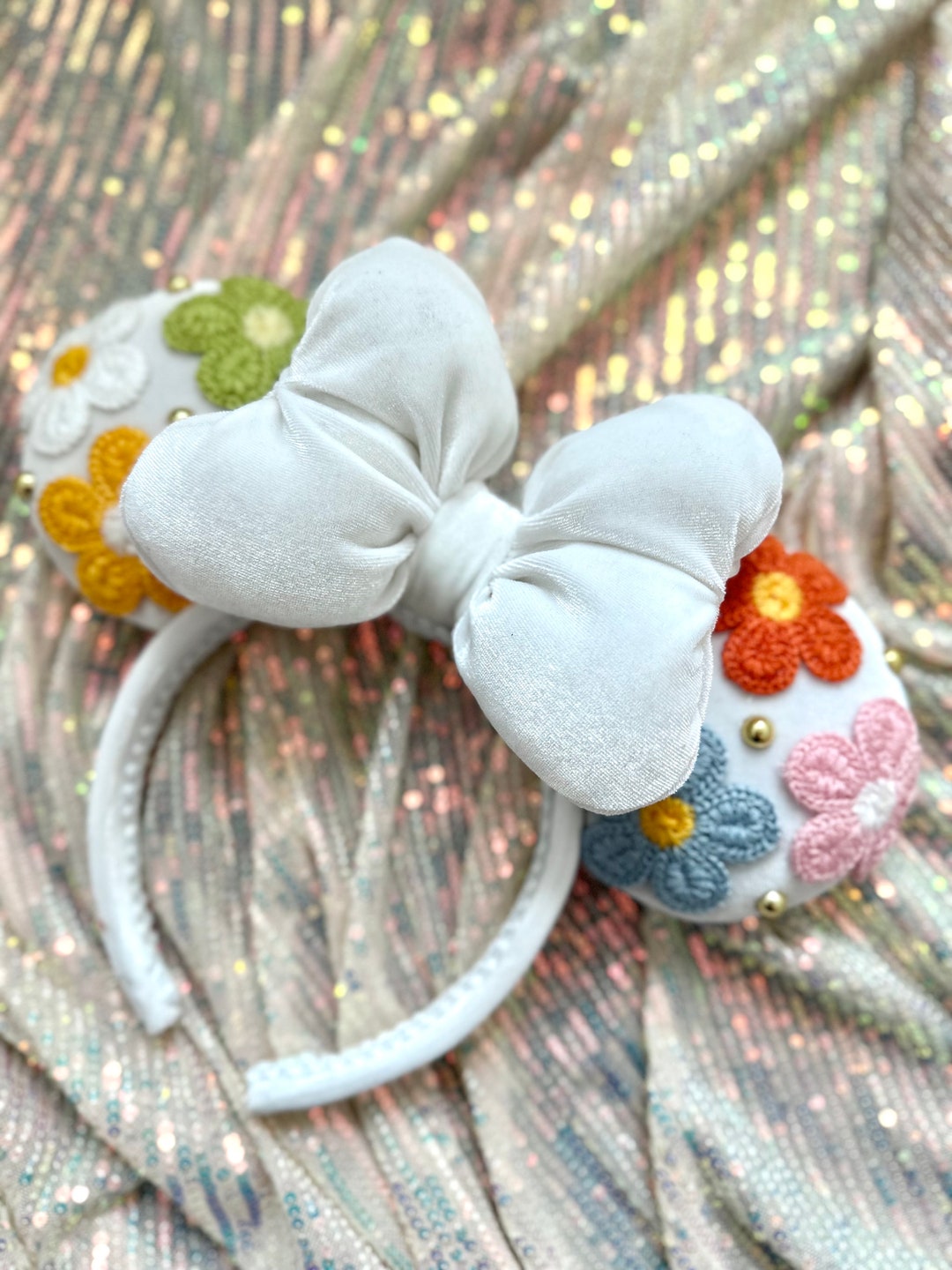 Floral Minnie Ears - Etsy