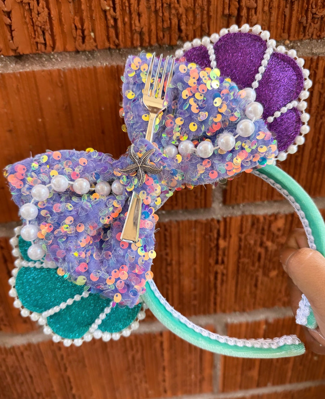 Mermaid Minnie Ears - Etsy