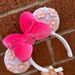 Pink Sequins Ears - Etsy