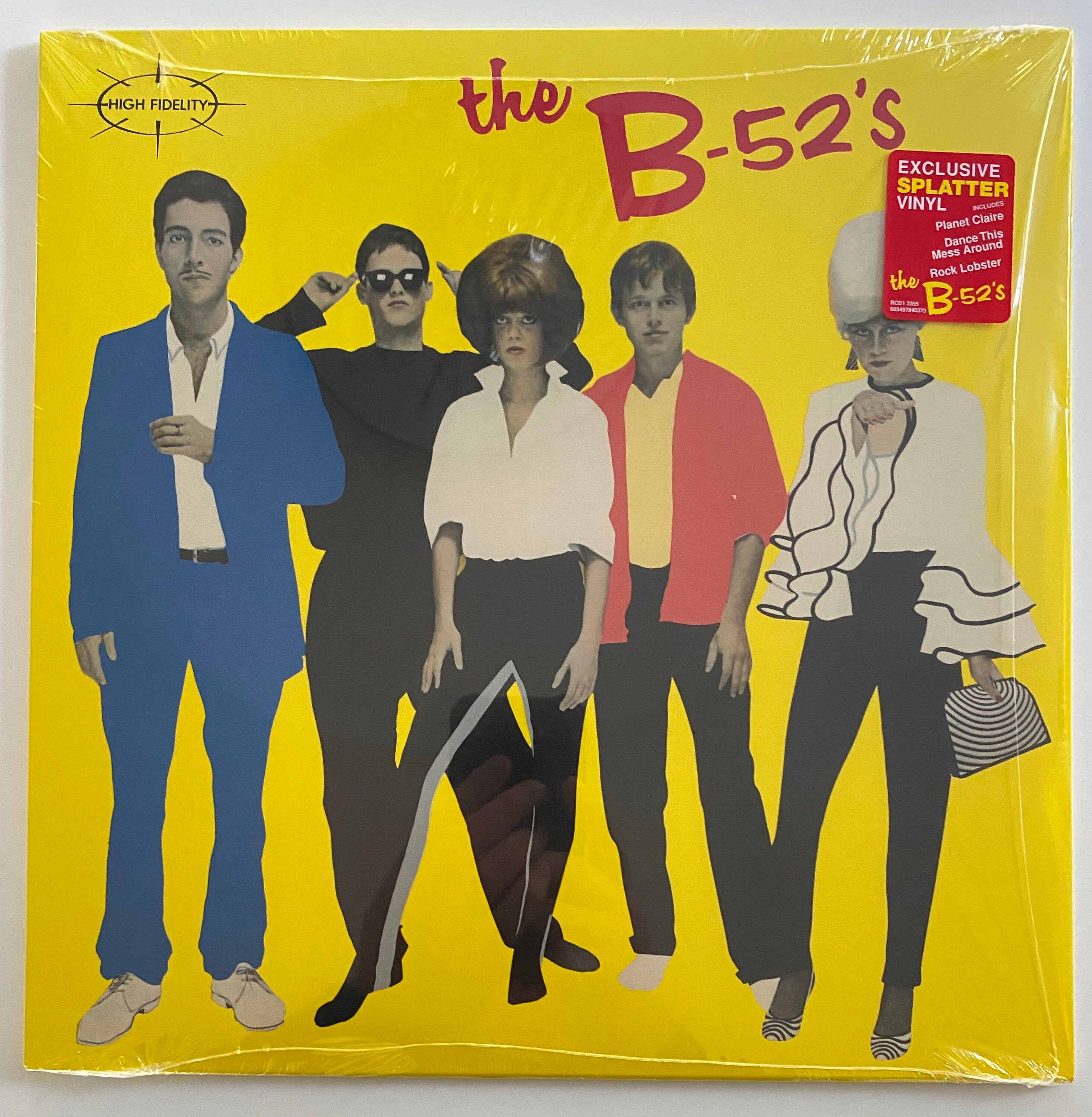The B-52s the B-52s Limited Edition Clear With Red Splatter Vinyl LP New 100% MINT - Etsy Canada