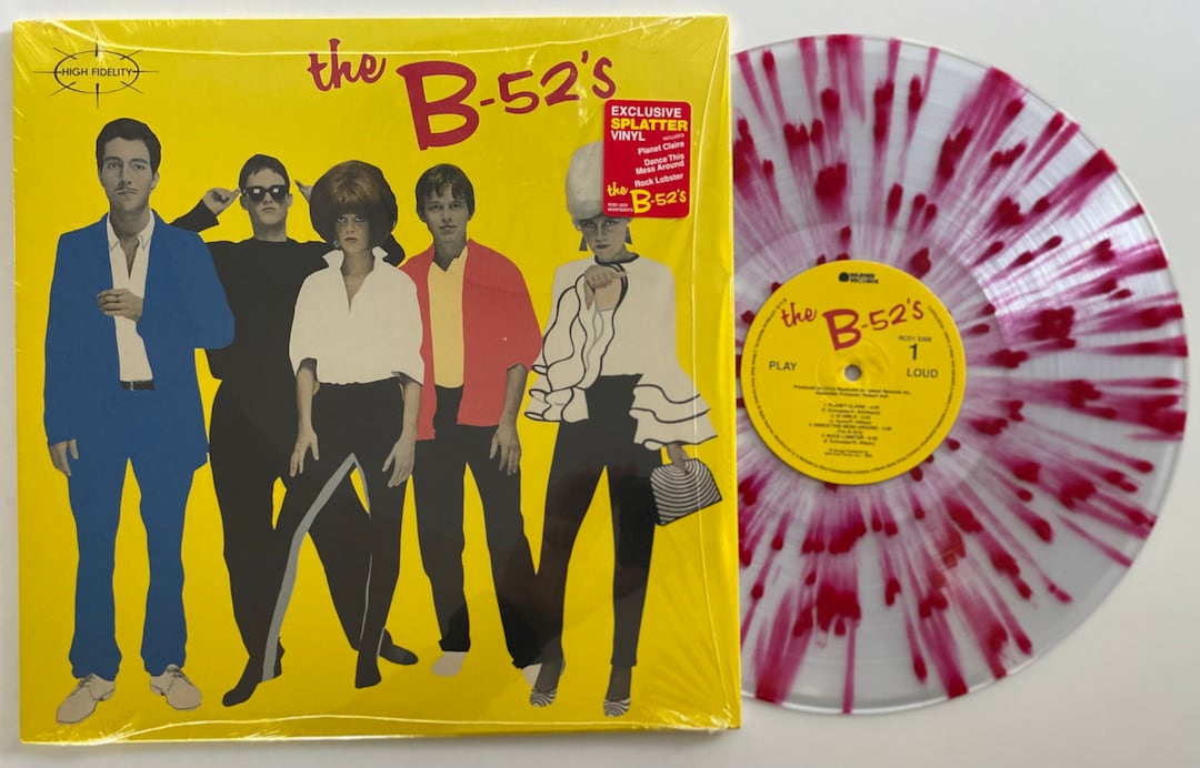 The B-52s - the B-52s Limited Edition Clear With Red Splatter Vinyl LP New 100% MINT - Etsy