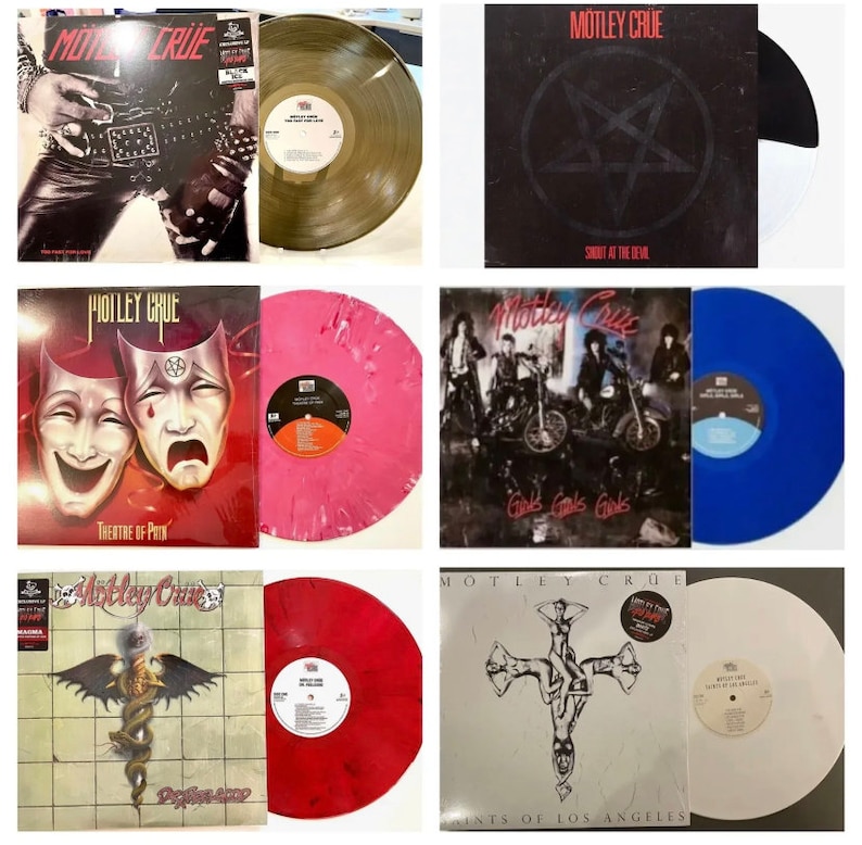 Motley Crue - Limited Edition Newbury Comics Exclusive Vinyl LP ...