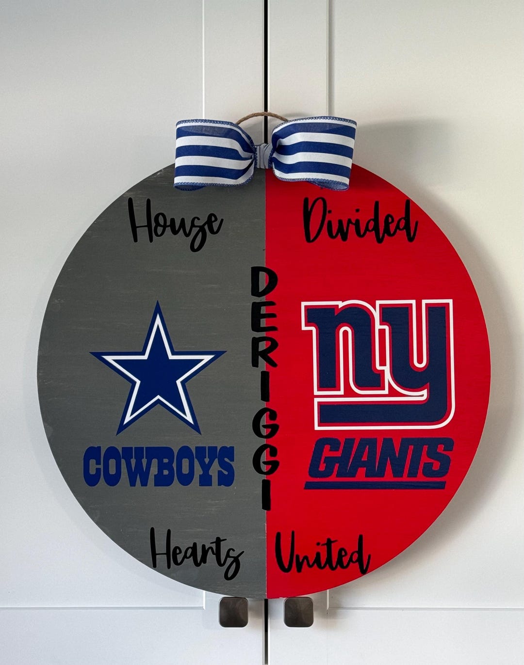 Football Divided Door Sign - Etsy