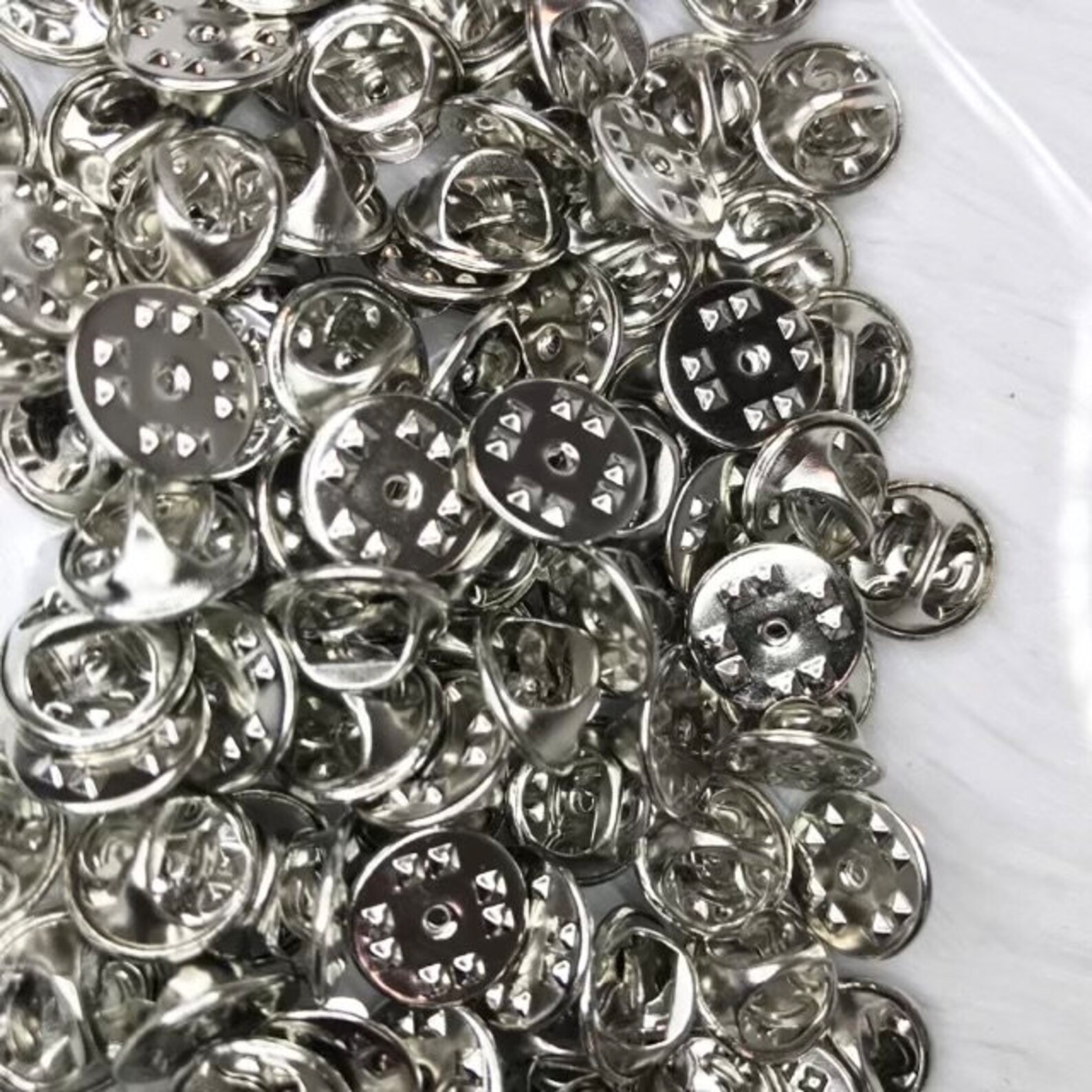 Butterfly Clutch Pin Backs, Locking Pin Back Replacement, Metal Pin ...